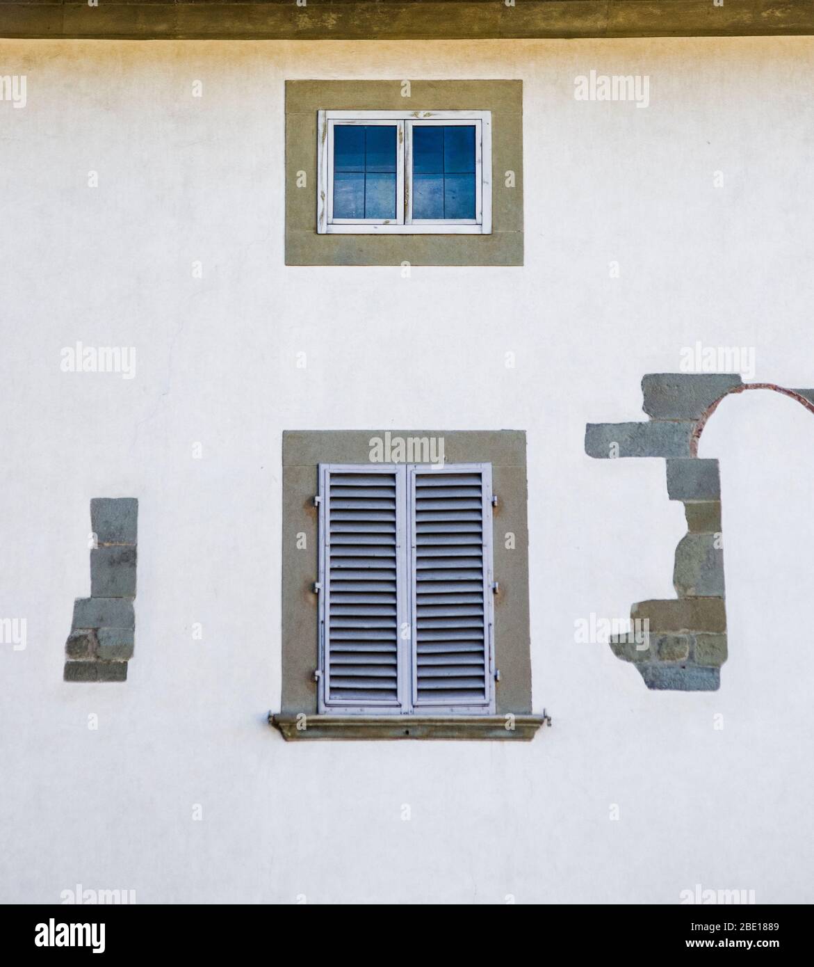 beautiful window of historic building important for history, art and ...