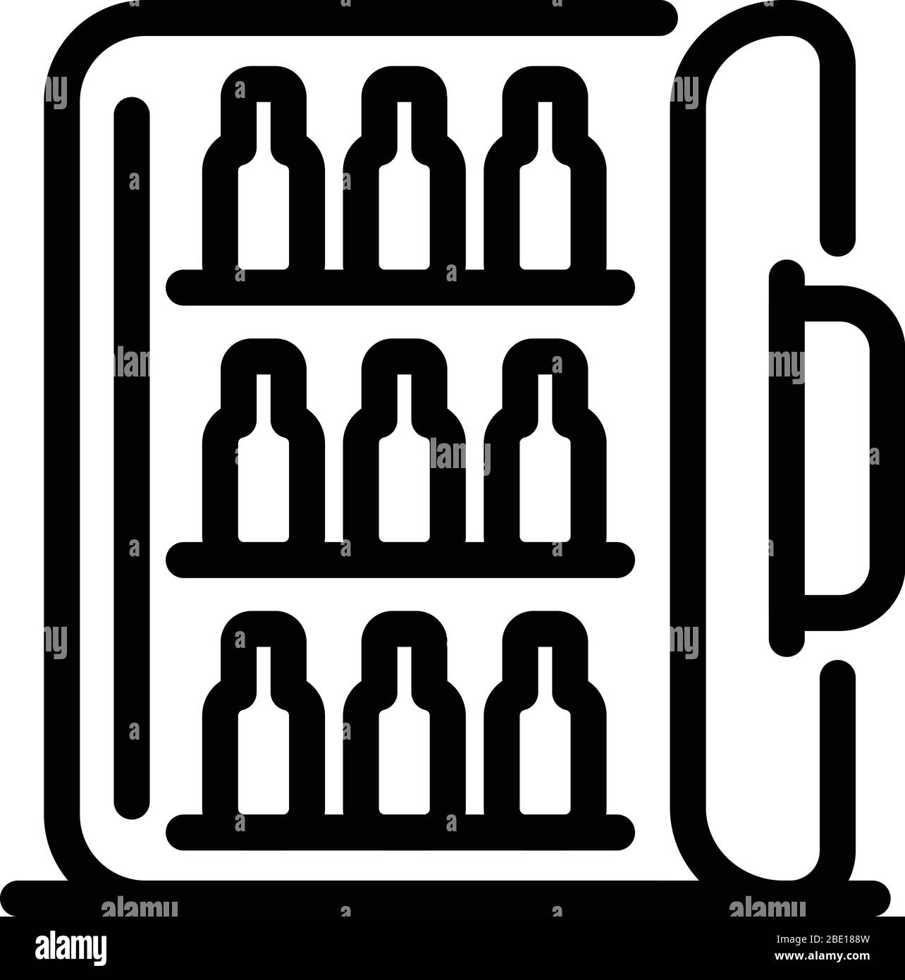 Hotel mini bar icon, outline style Stock Vector Image & Art - Alamy