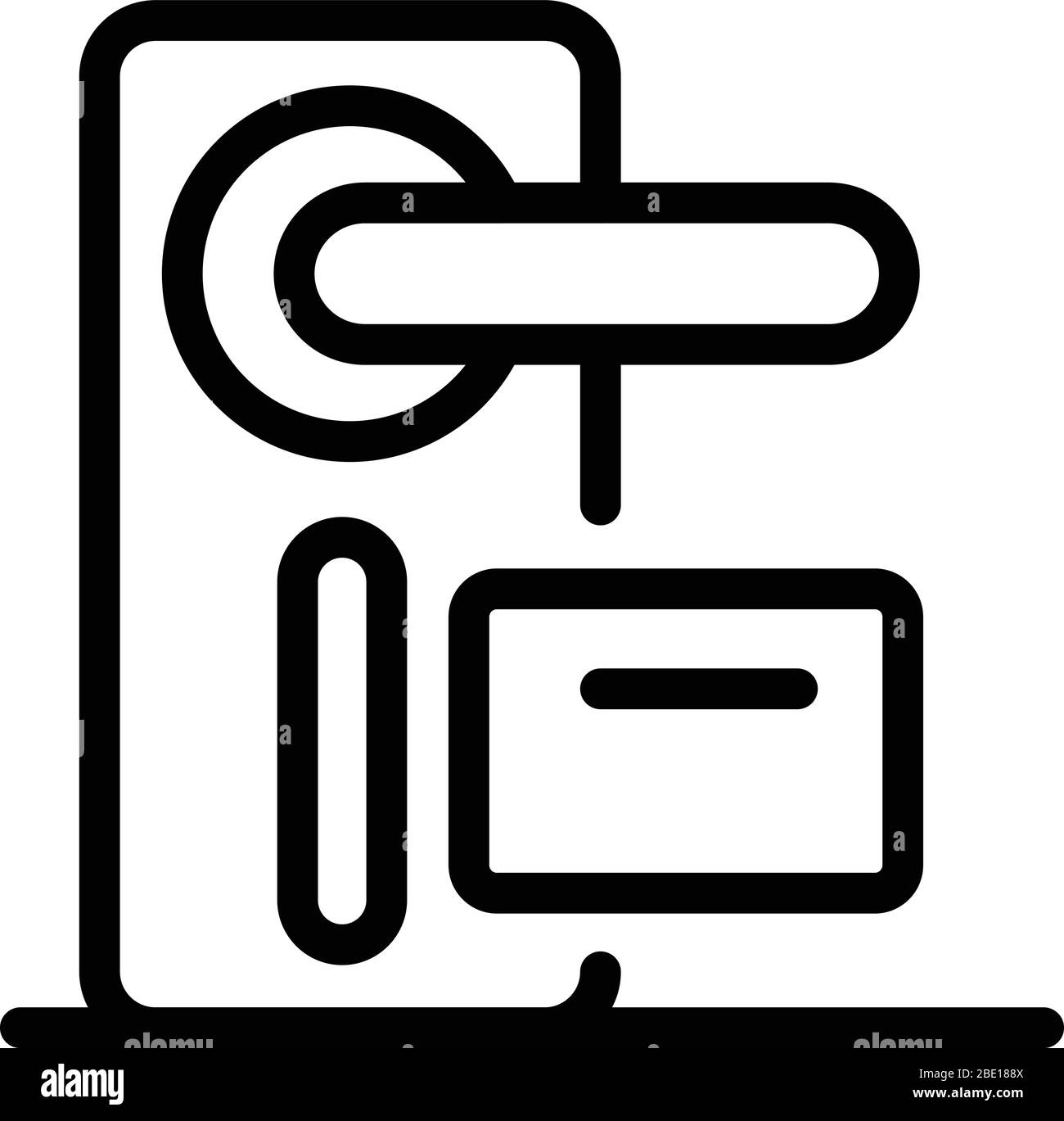 Electronic door card Black and White Stock Photos & Images - Alamy