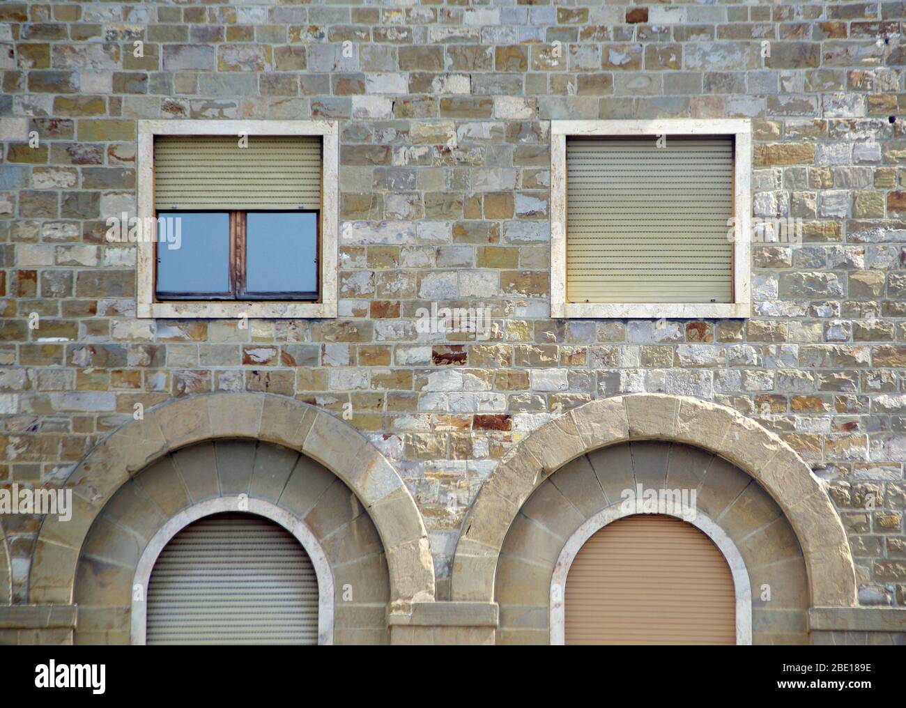 beautiful window of historic building important for history, art and ...
