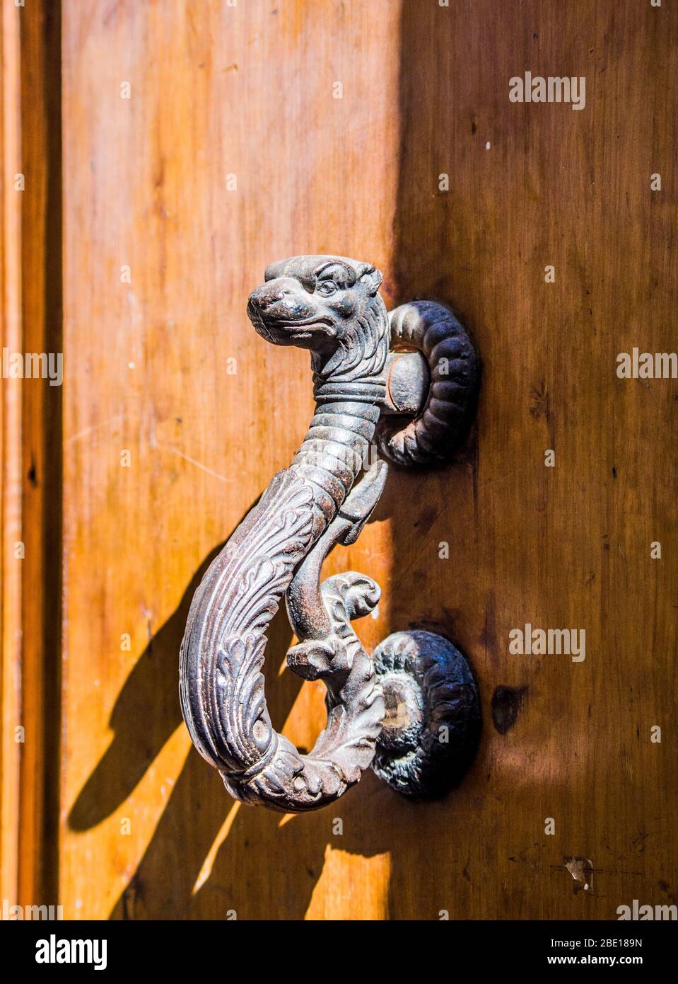 beautiful handle of historic building important for history, art and ...