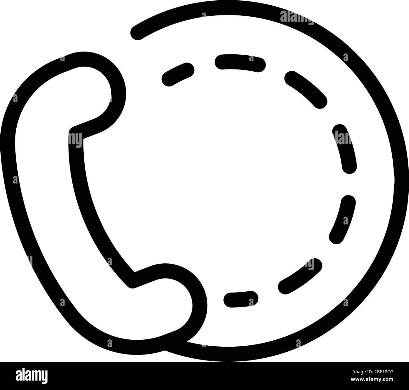 Reception phone icon, outline style Stock Vector Image & Art - Alamy