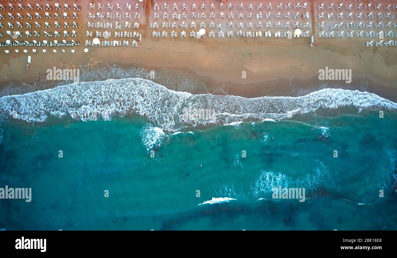 top view of the sea beach Stock Photo - Alamy