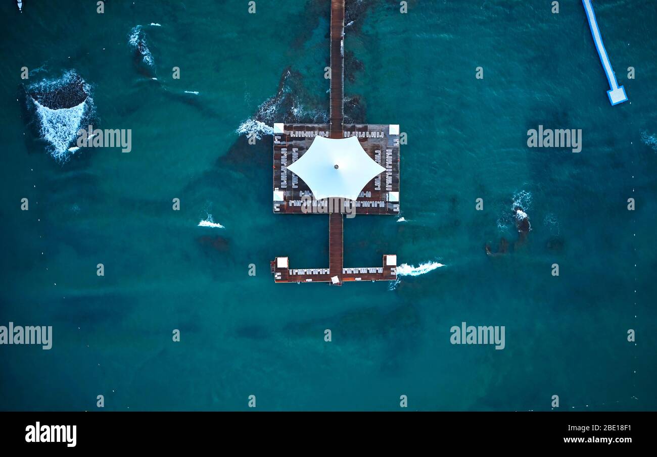 top view of the sea beach Stock Photo - Alamy