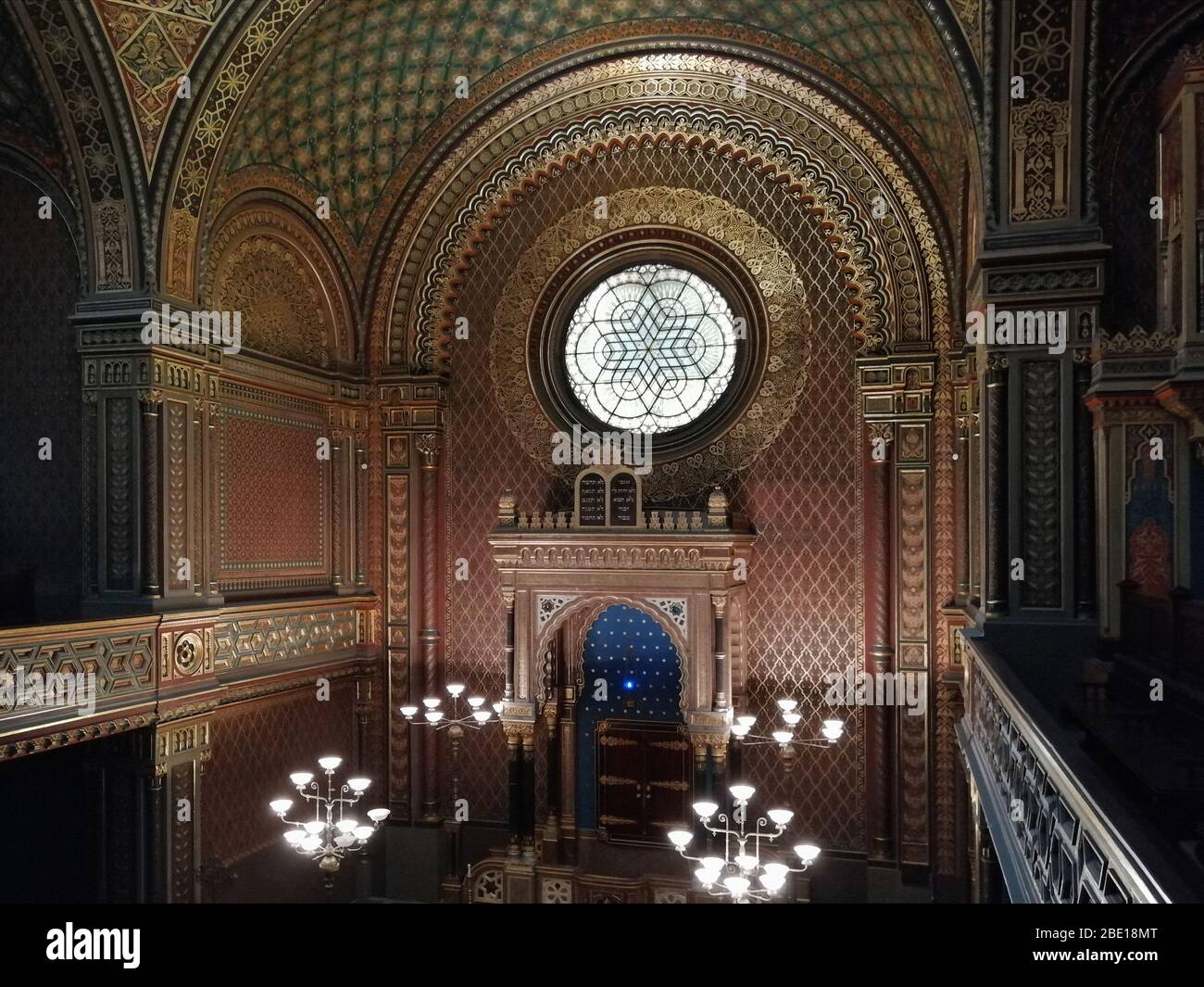 Czech Republic, Prague, The Spanish Synagogue Stock Photo - Alamy