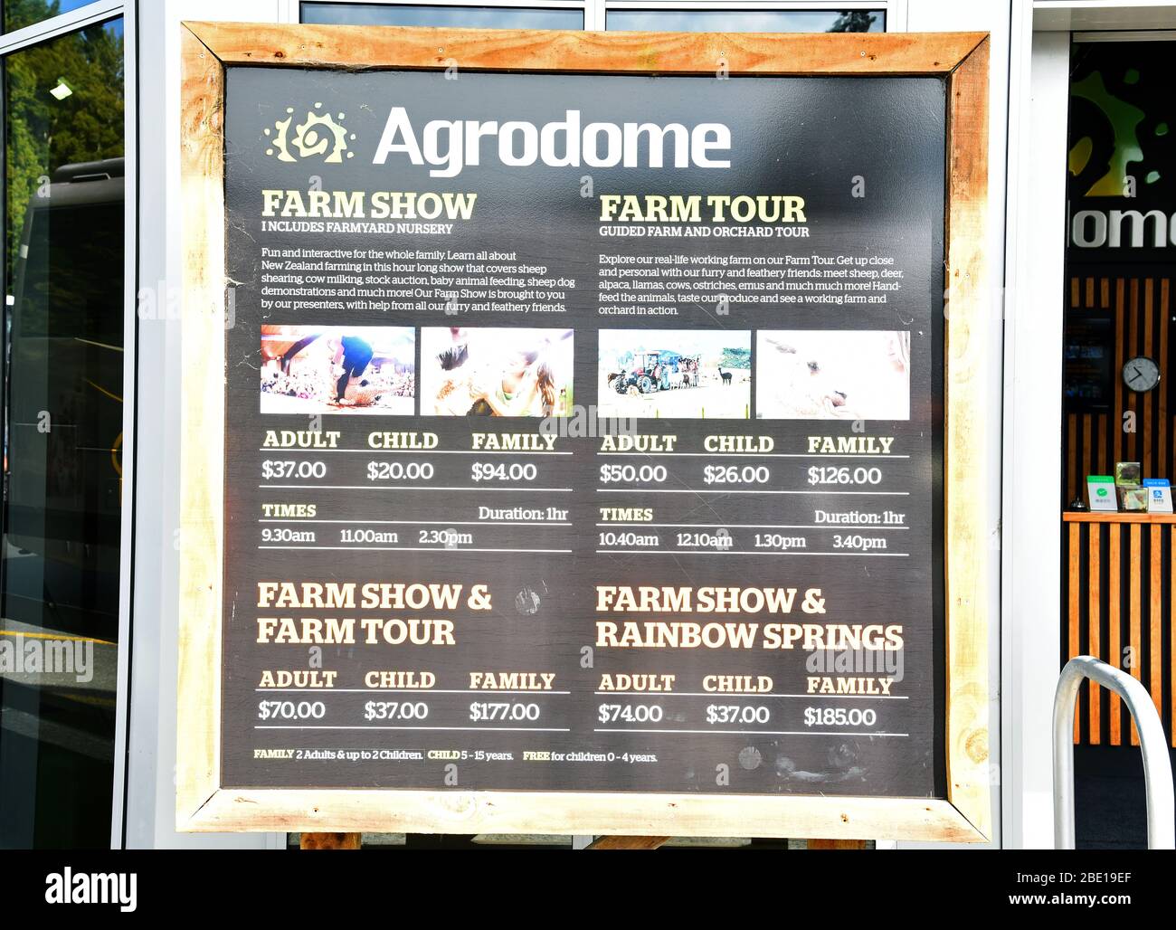 Agrodome show board hi-res stock photography and images - Alamy