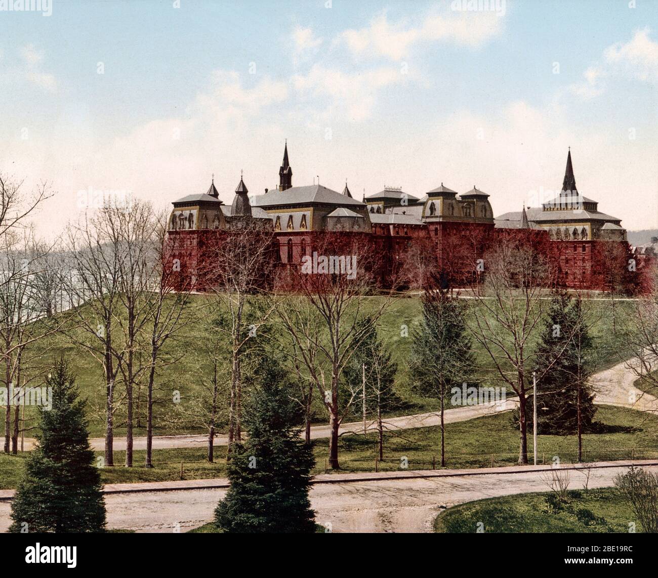 The Main building, Wellesley College ca. 1901 Stock Photo - Alamy