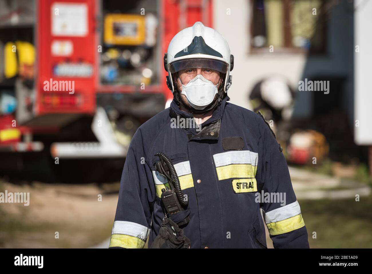 Fireman face hi-res stock photography and images - Alamy