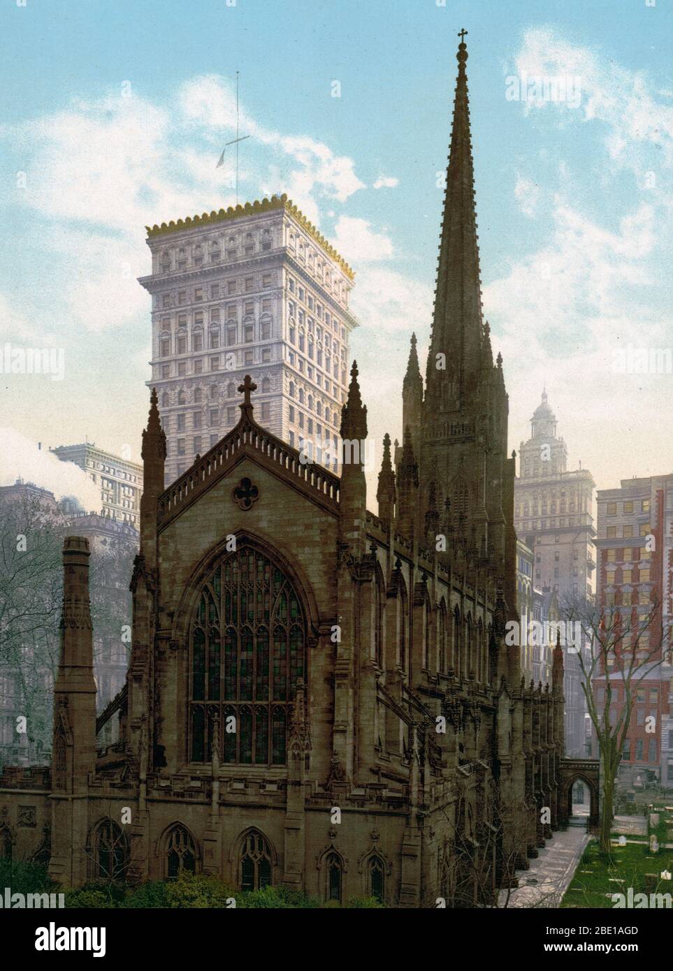 Trinity church early new york hi-res stock photography and images - Alamy