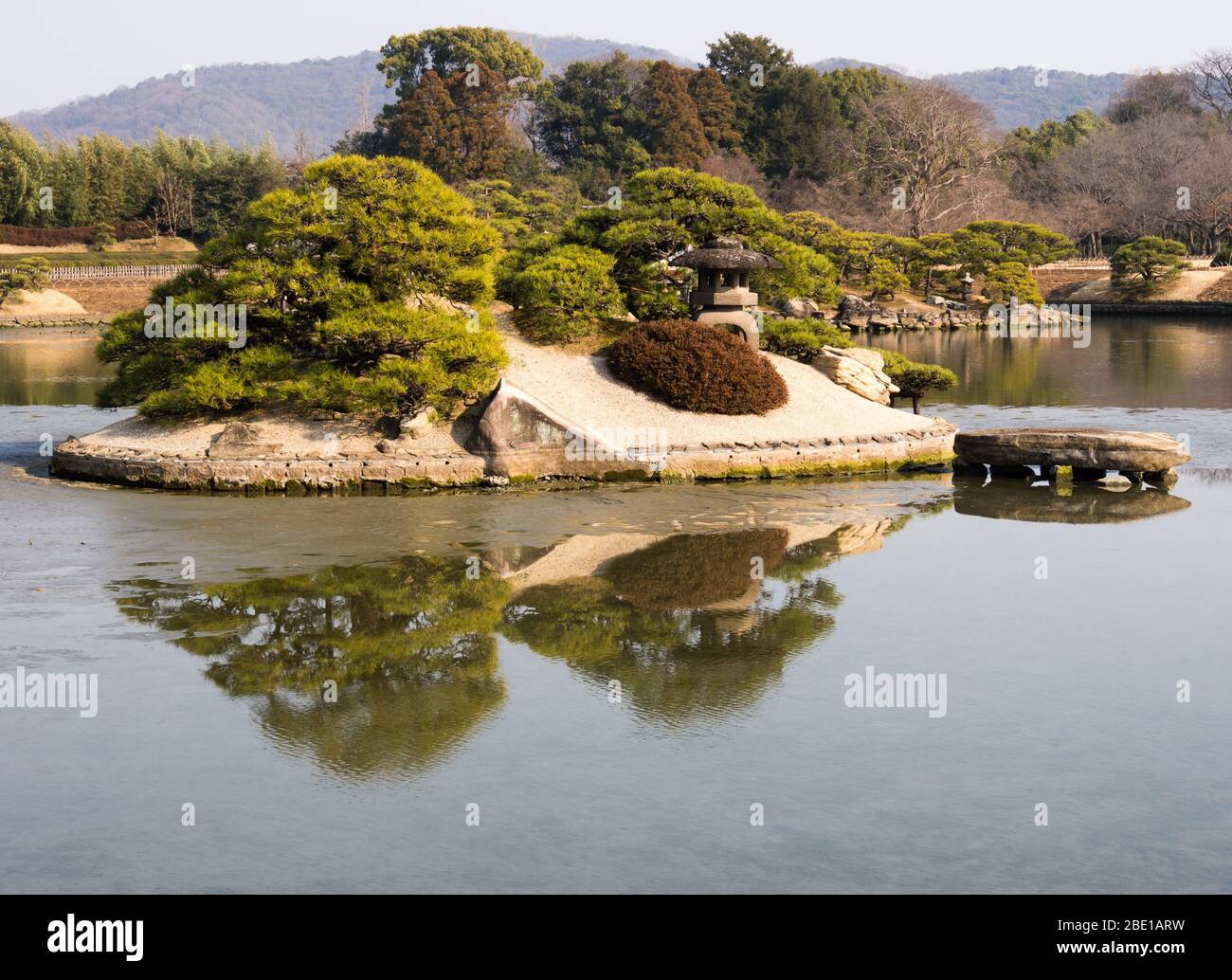 Okayama, Japan - March 4, 2013: Okayama Korakuen garden, one of the ...