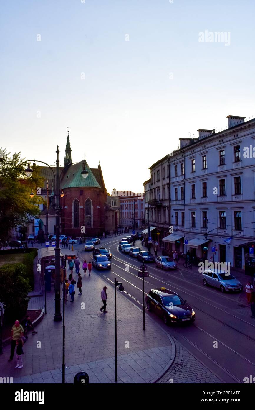Some of the buildings in the main square Stock Photo - Alamy