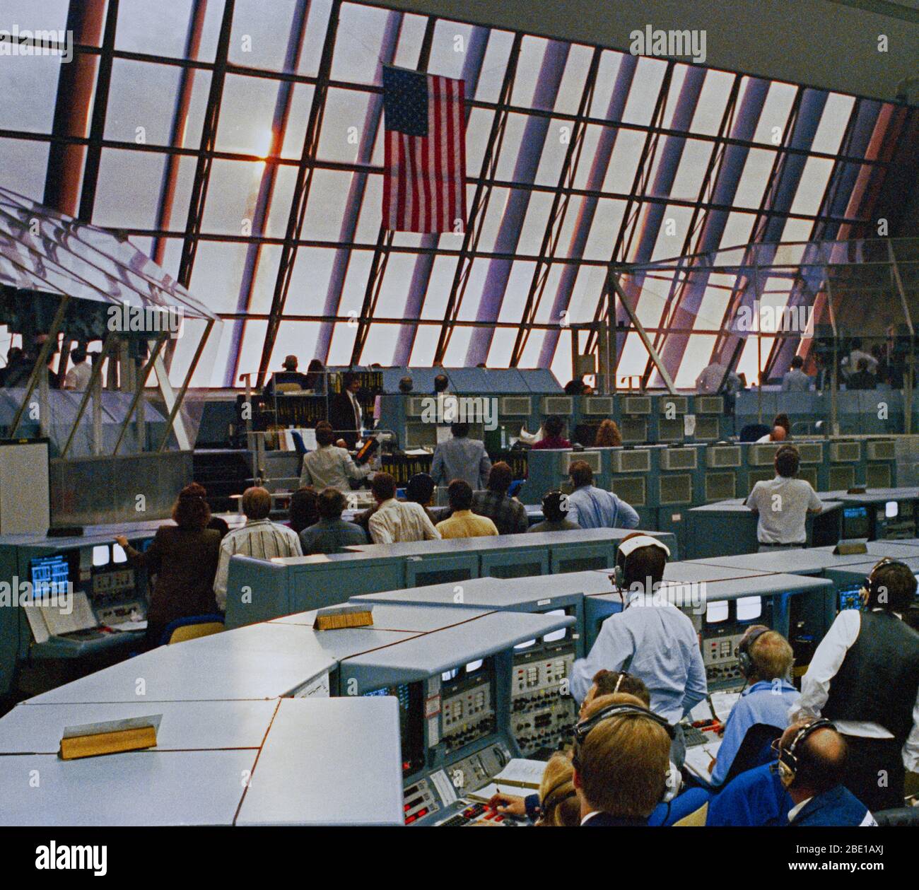 At the conclusion of another successful countdown, members of the KSC ...