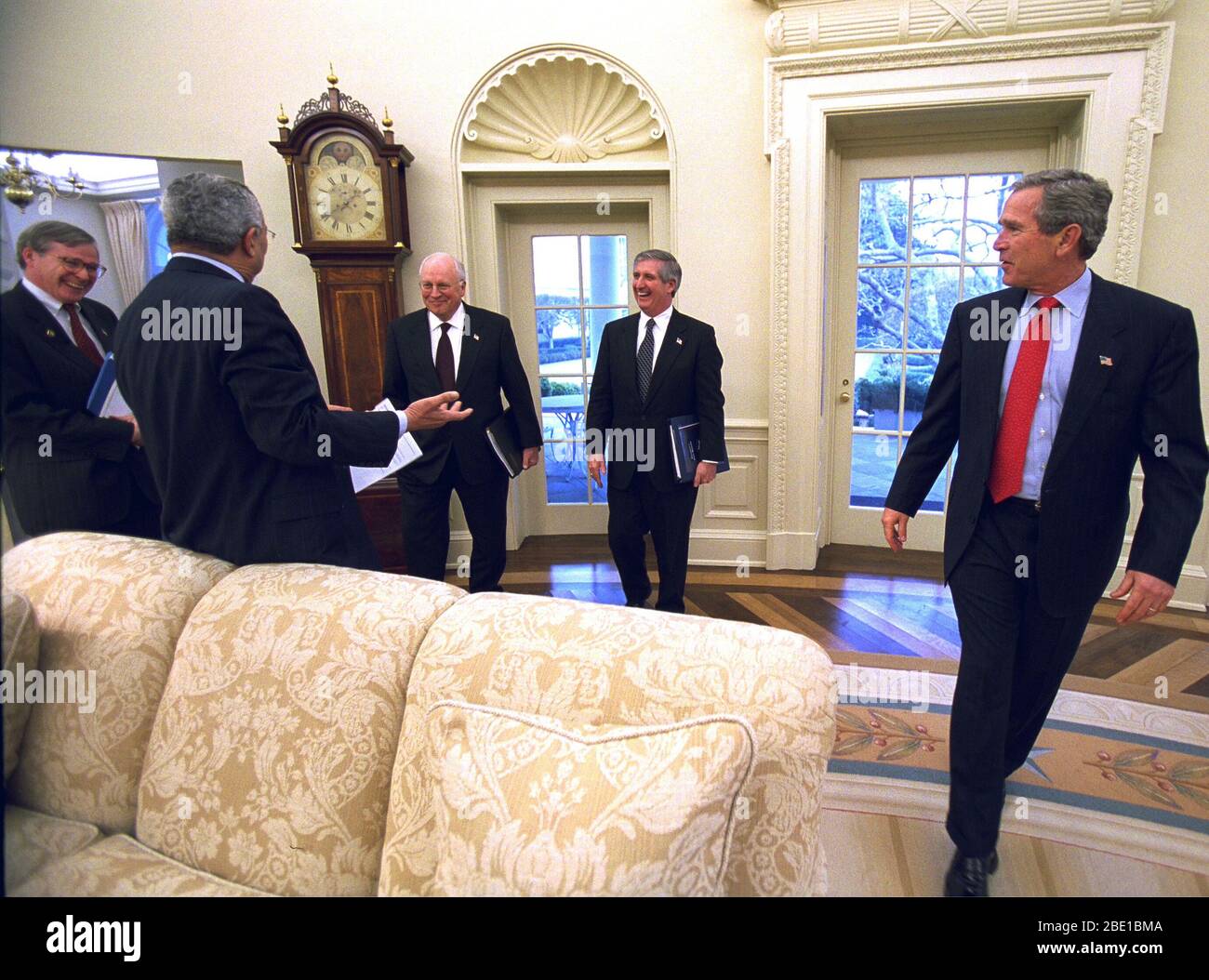 President George W. Bush meeting with the Foreign Minister of Saudi ...