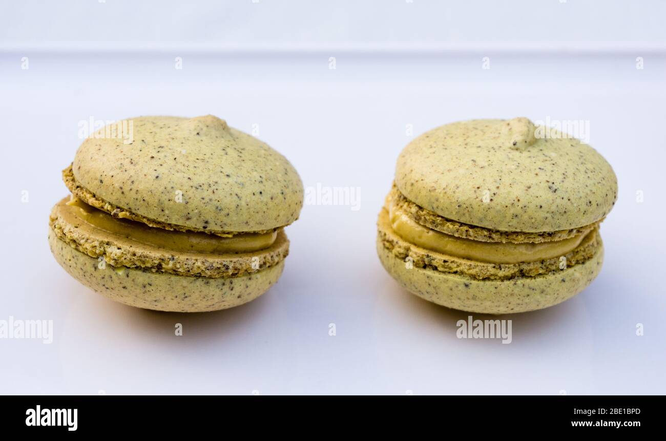 Home made macaron french pastries Stock Photo - Alamy