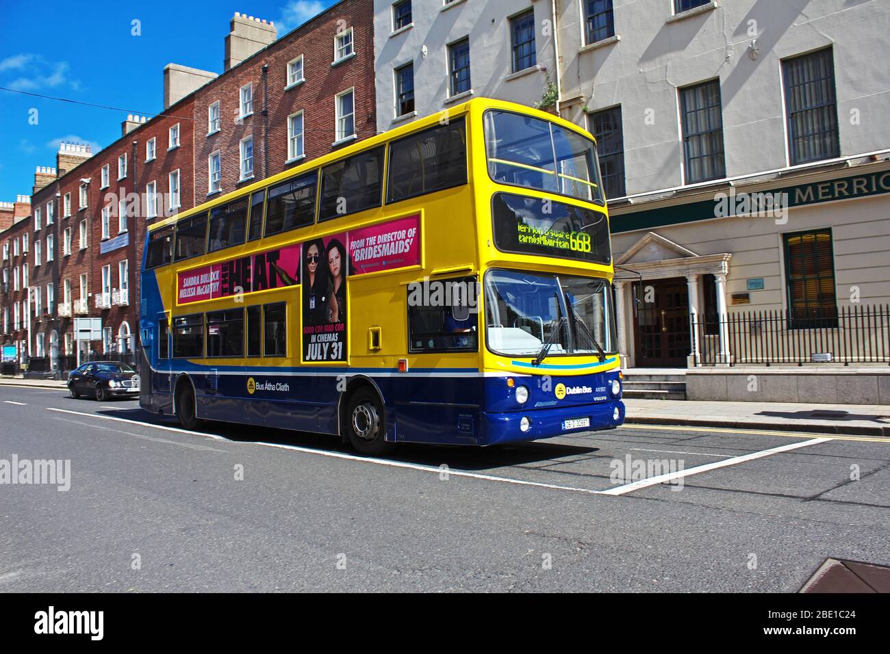Dublin / Ireland - 03 Aug 2013: The bus on the street, Dublin, Ireland ...