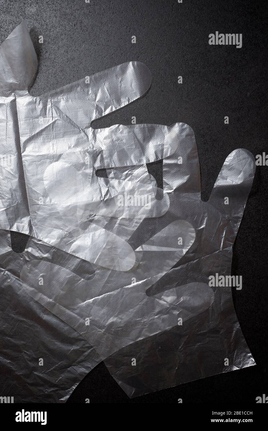 Plastic transparent gloves hi-res stock photography and images - Alamy