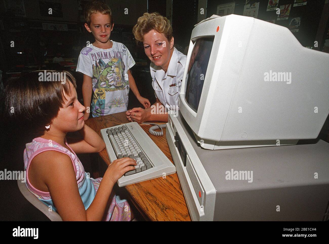 1980s school computers hi-res stock photography and images - Alamy