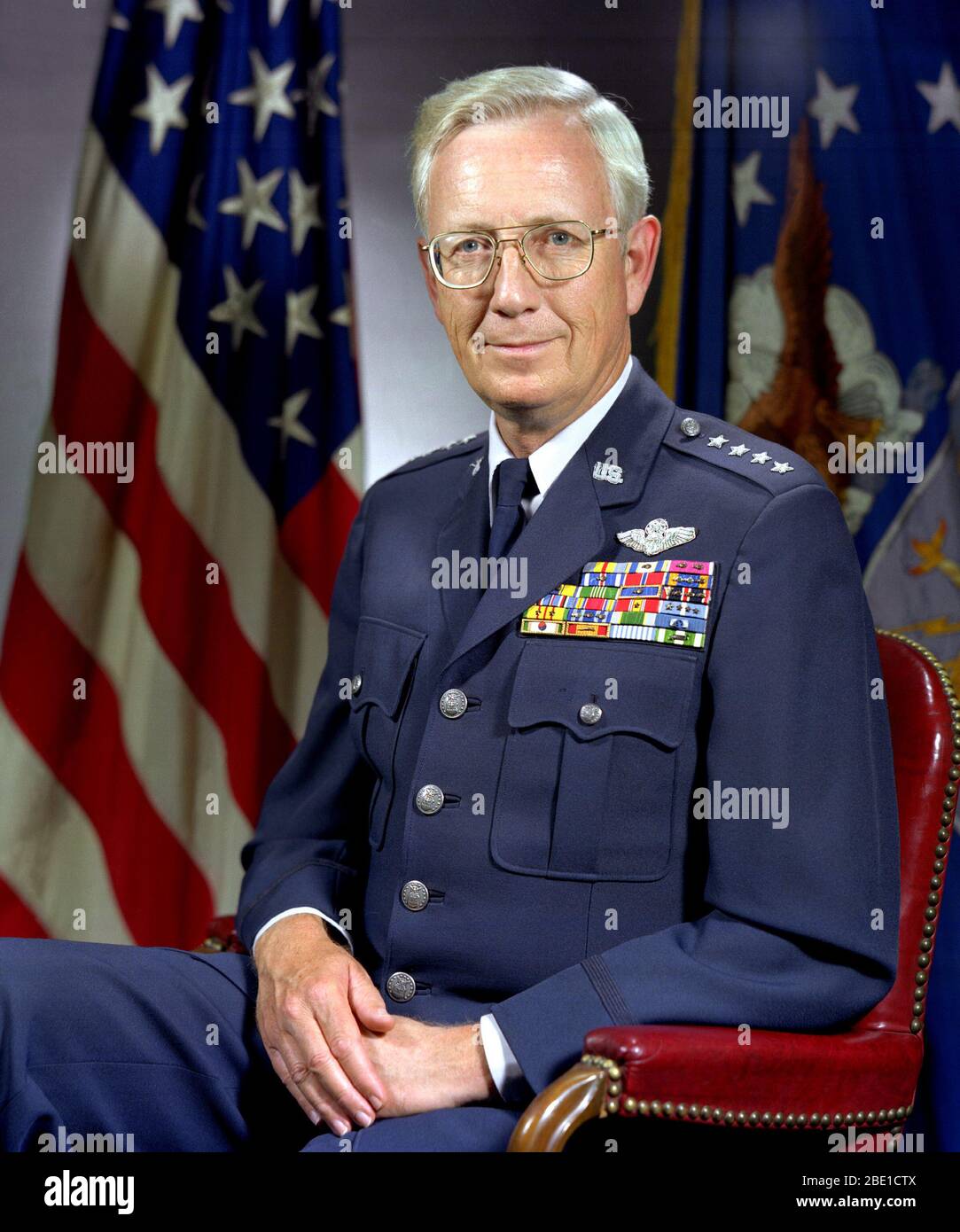 1982 - GEN James R. Allen, USAF Stock Photo - Alamy