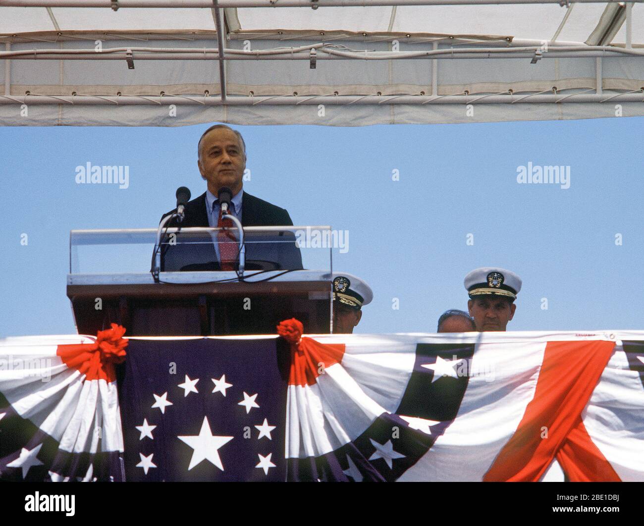 1982 - Sen. Charles McC. Mathias Jr., R-Md, speaks during the ...