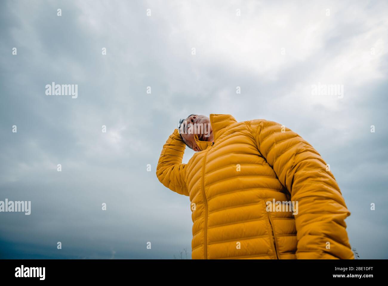 Healthy mature man in good shape getting ready for a run Stock Photo ...