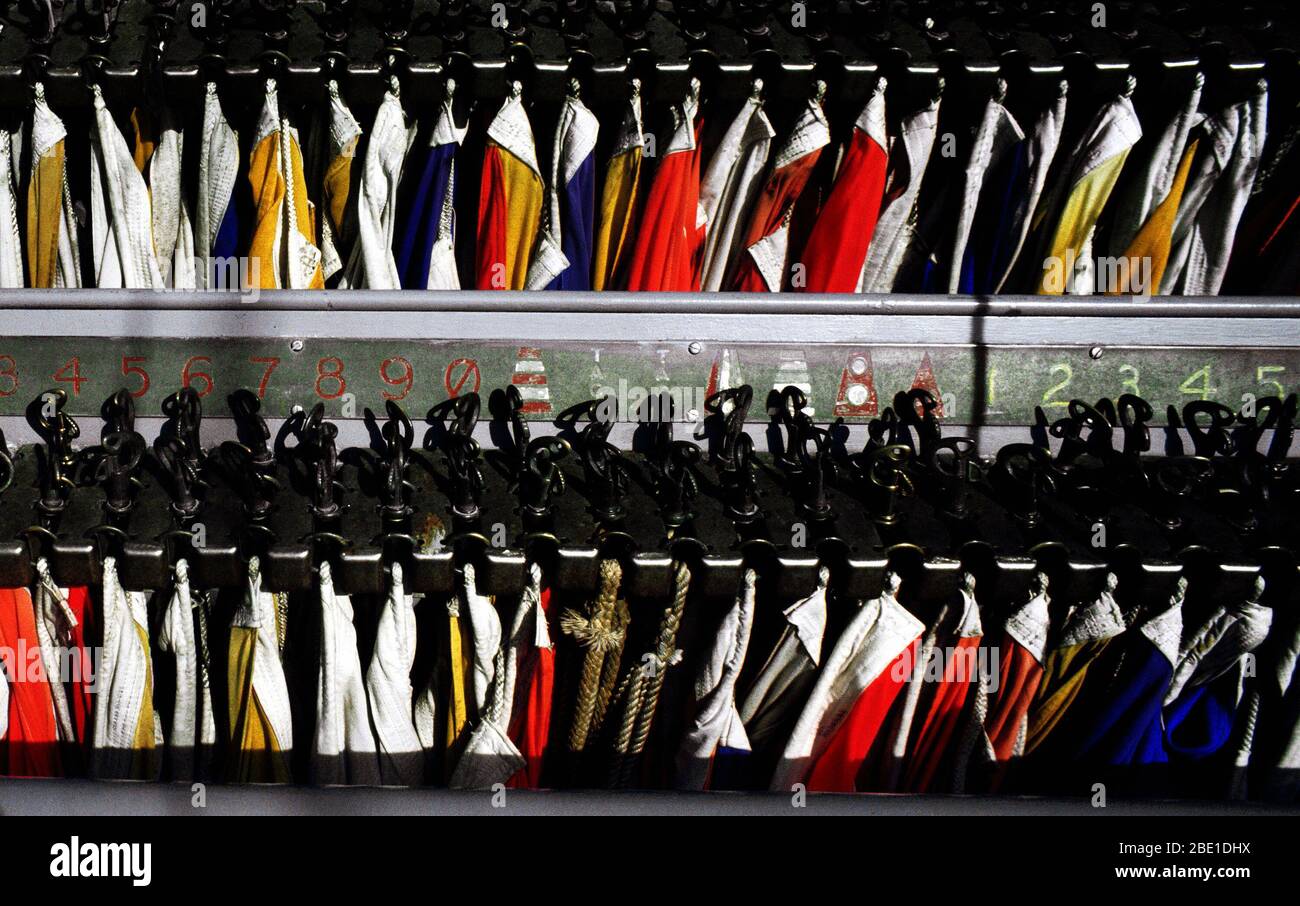 Signal flag bin hi-res stock photography and images - Alamy