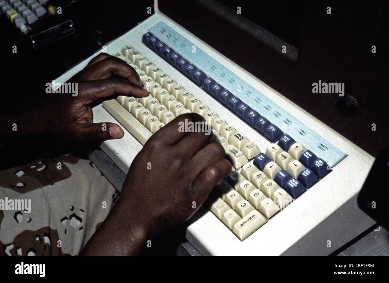 1980s computer terminal hi-res stock photography and images - Alamy
