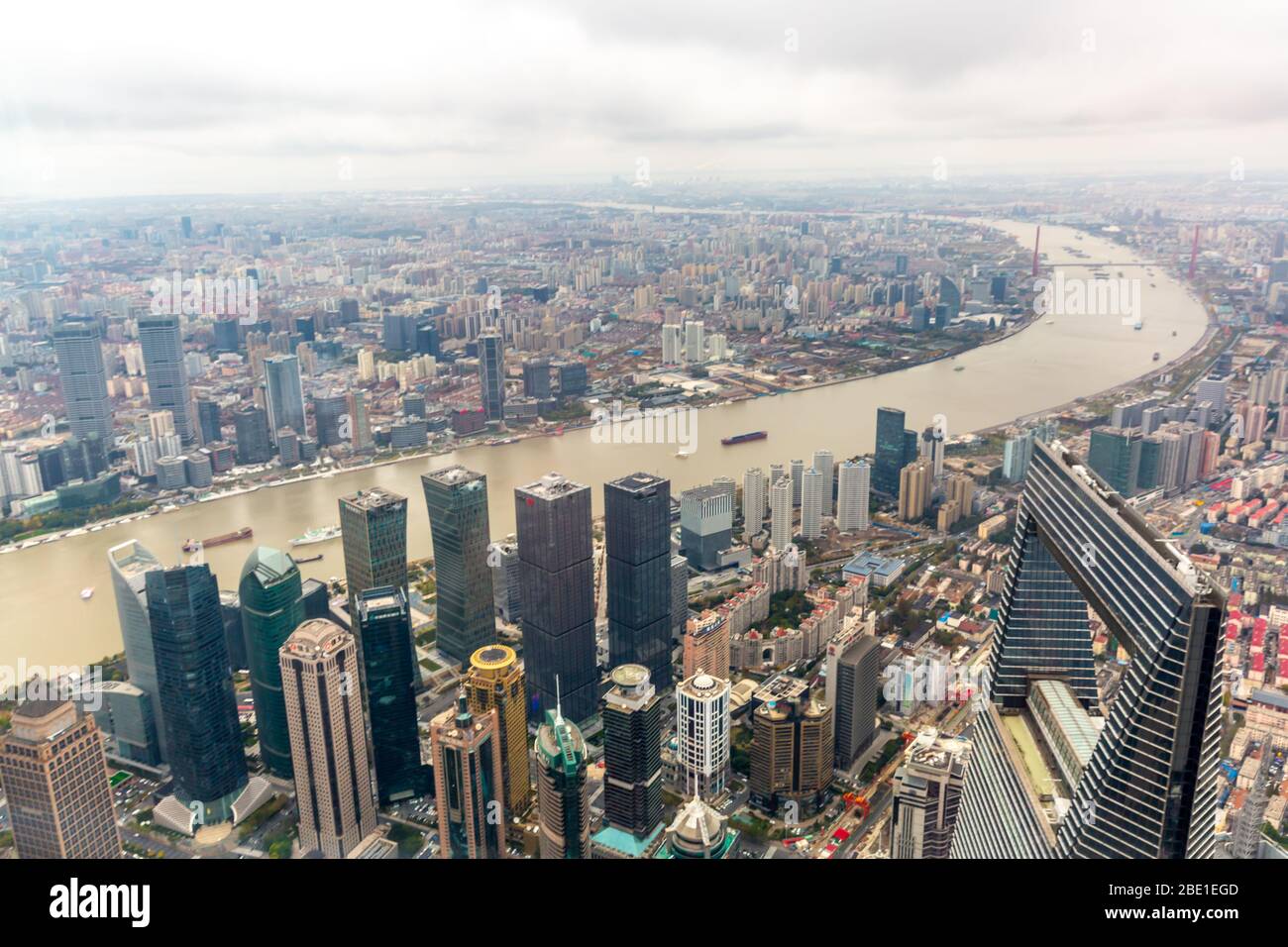 Aerial view of shanghai hi-res stock photography and images - Alamy