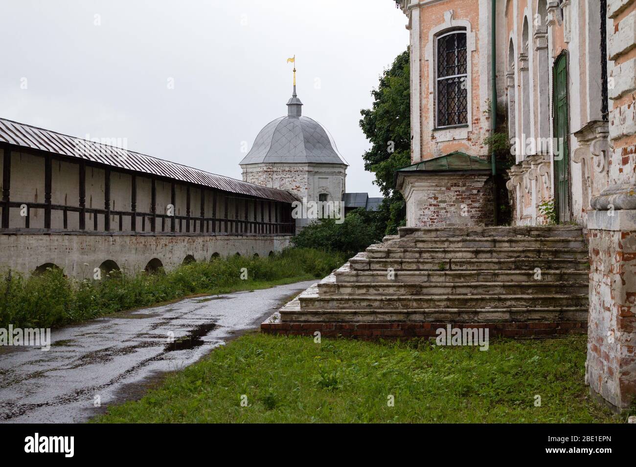 Inside the monastery walls Stock Photo - Alamy
