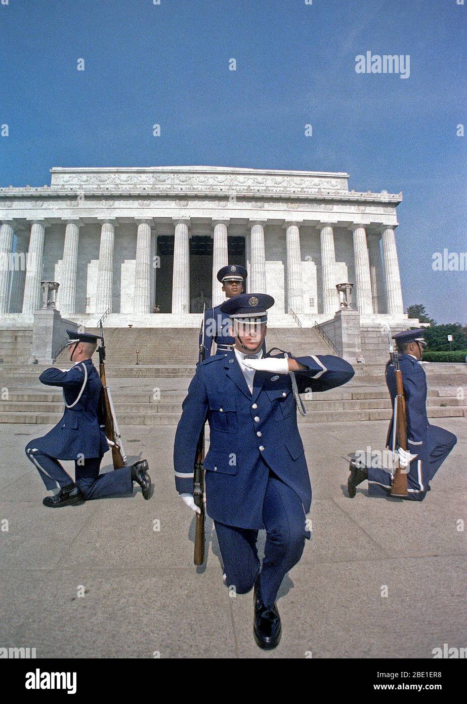 1980s air force drill team hi-res stock photography and images - Alamy