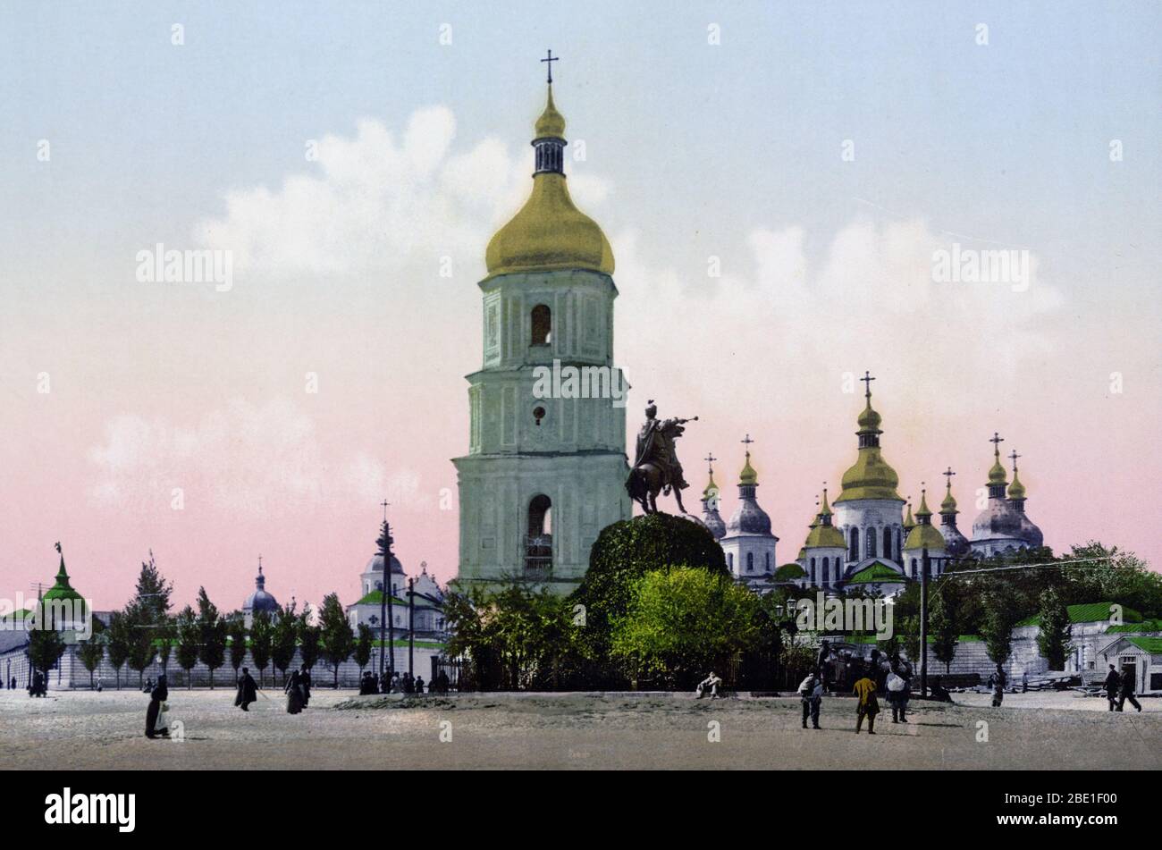 St. Sophia Cathedral, Kiev, Russia, (i.e., Ukraine) ca. 1890-1900 Stock ...