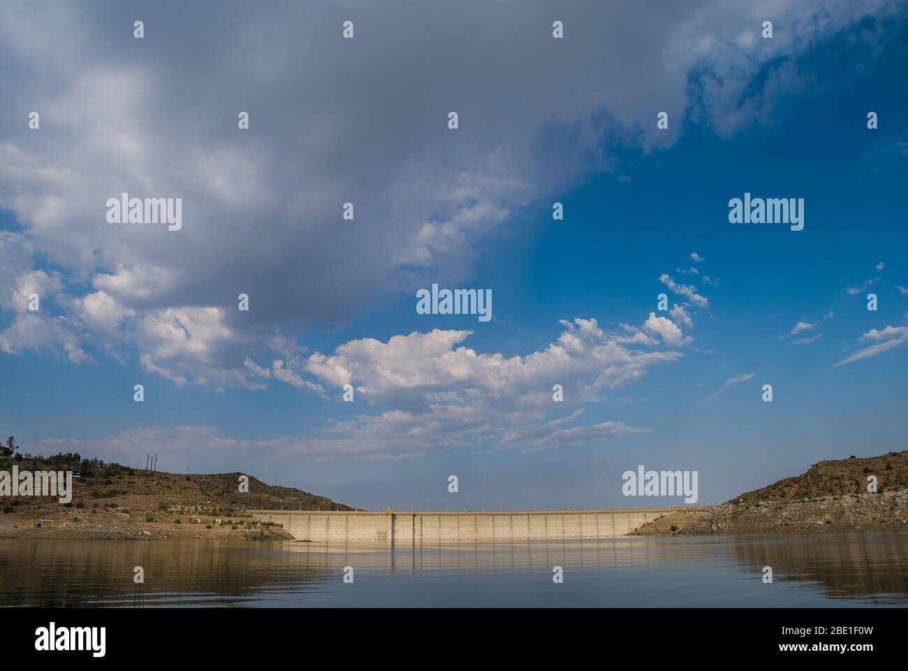Elephant Butte Lake, Hydroelectric Dam, Southern New Mexico Stock Photo ...