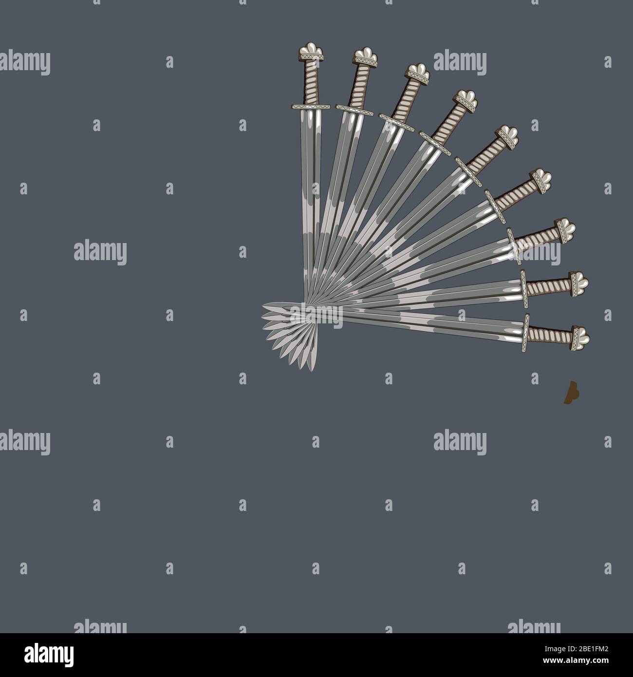 Triple horn of odin Stock Vector Images - Alamy