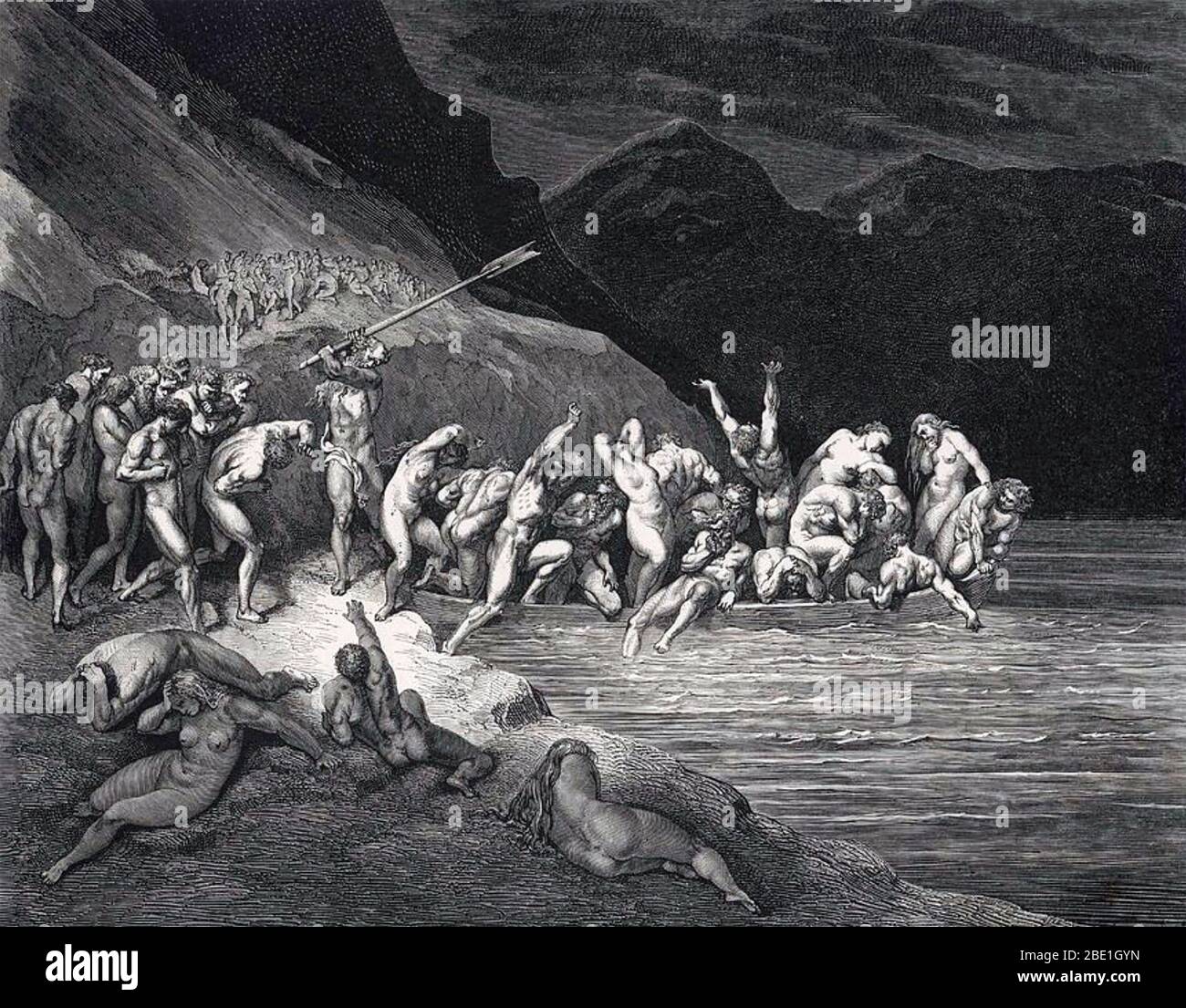 Virgil And Dante In Hell