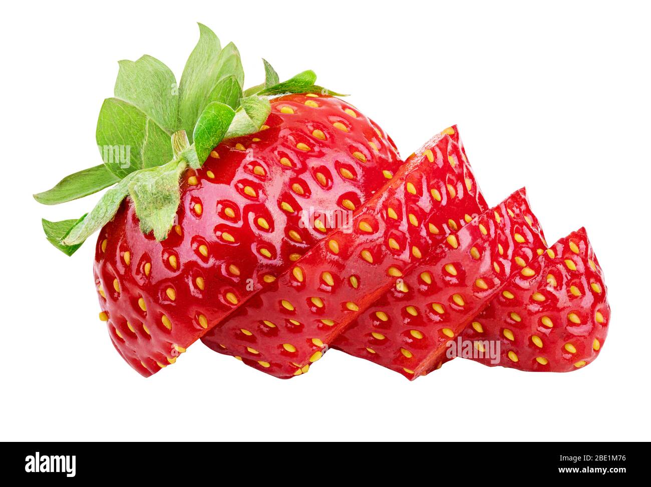 Strawberry isolated on white background. Clipping path Stock Photo - Alamy