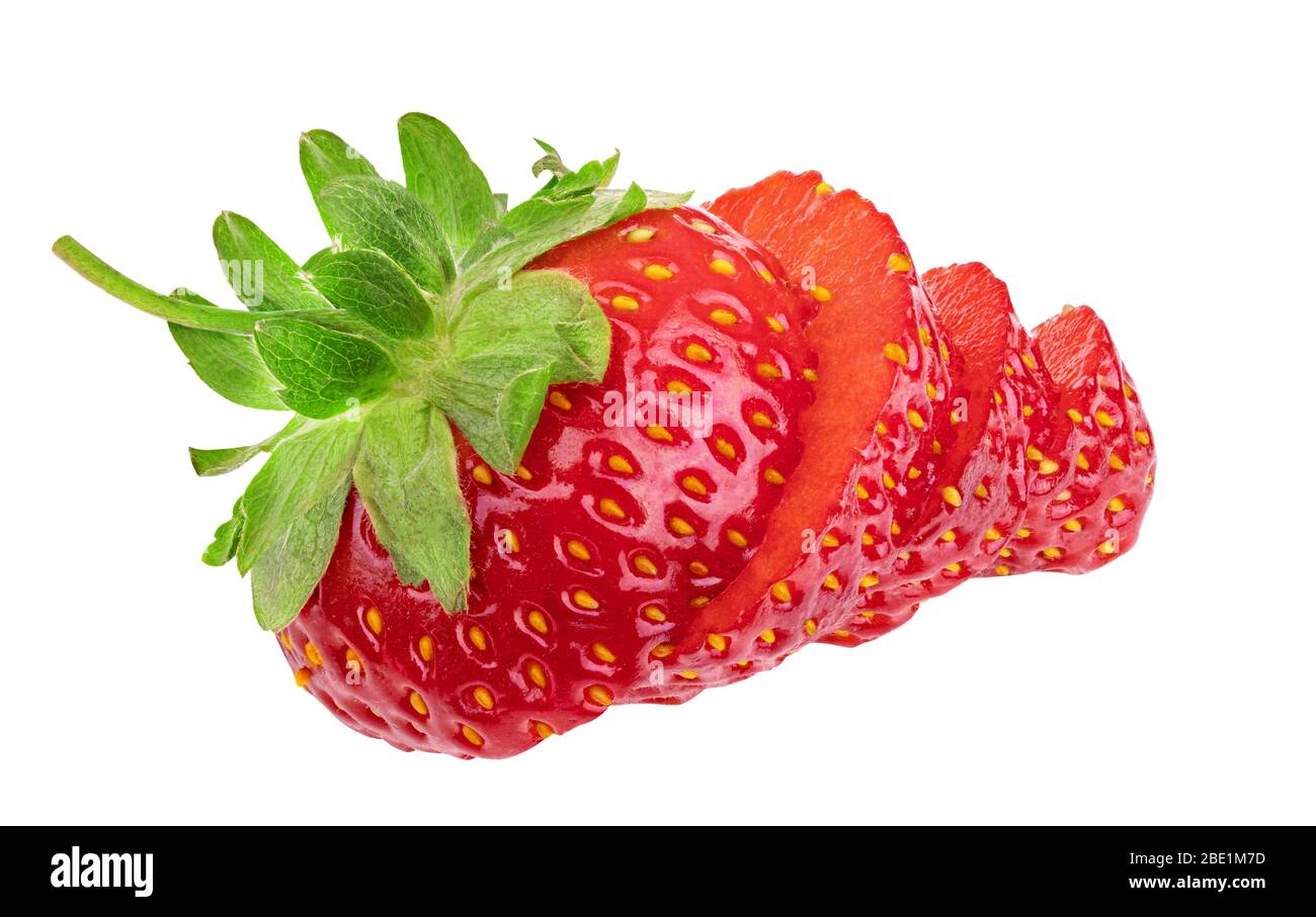 Strawberry isolated on white background. Clipping path Stock Photo - Alamy