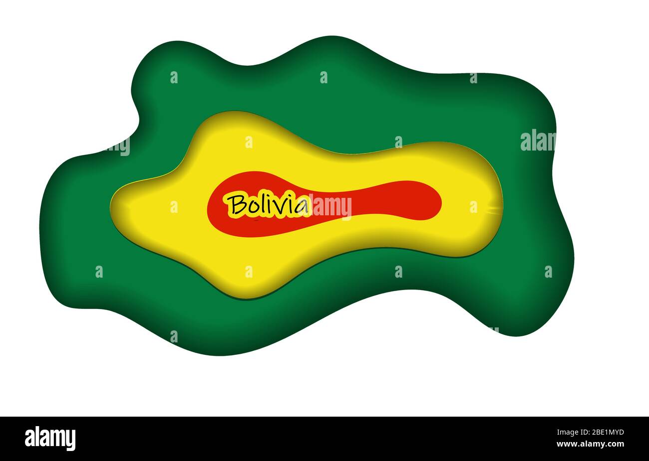 Flag Of Bolivia with brush stroke effect and information text poster ...