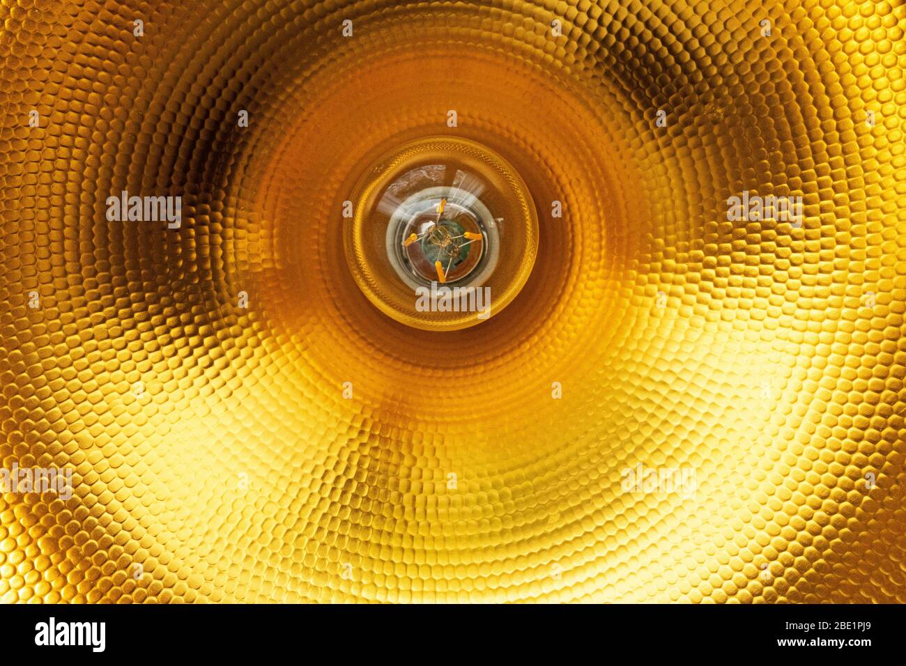 Close-up table lamp shade, cone, reflector Stock Photo - Alamy