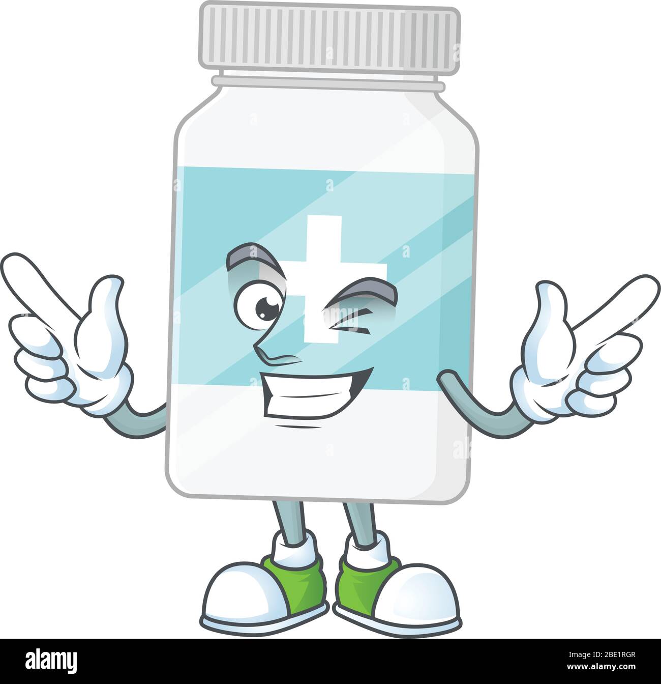 Cartoon character design concept of supplement bottle cartoon design ...