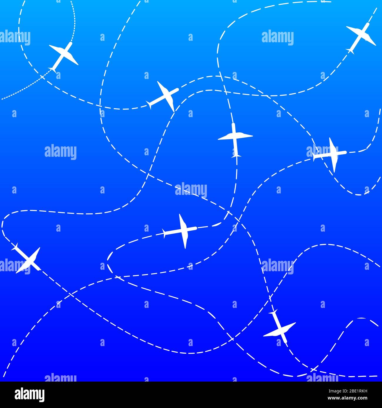 Trajectory plane Stock Vector Images - Alamy