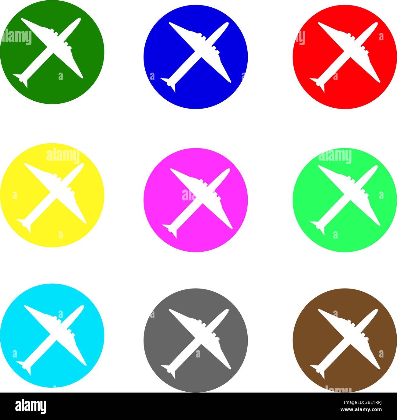 Plane icon vector Stock Vector Image & Art - Alamy