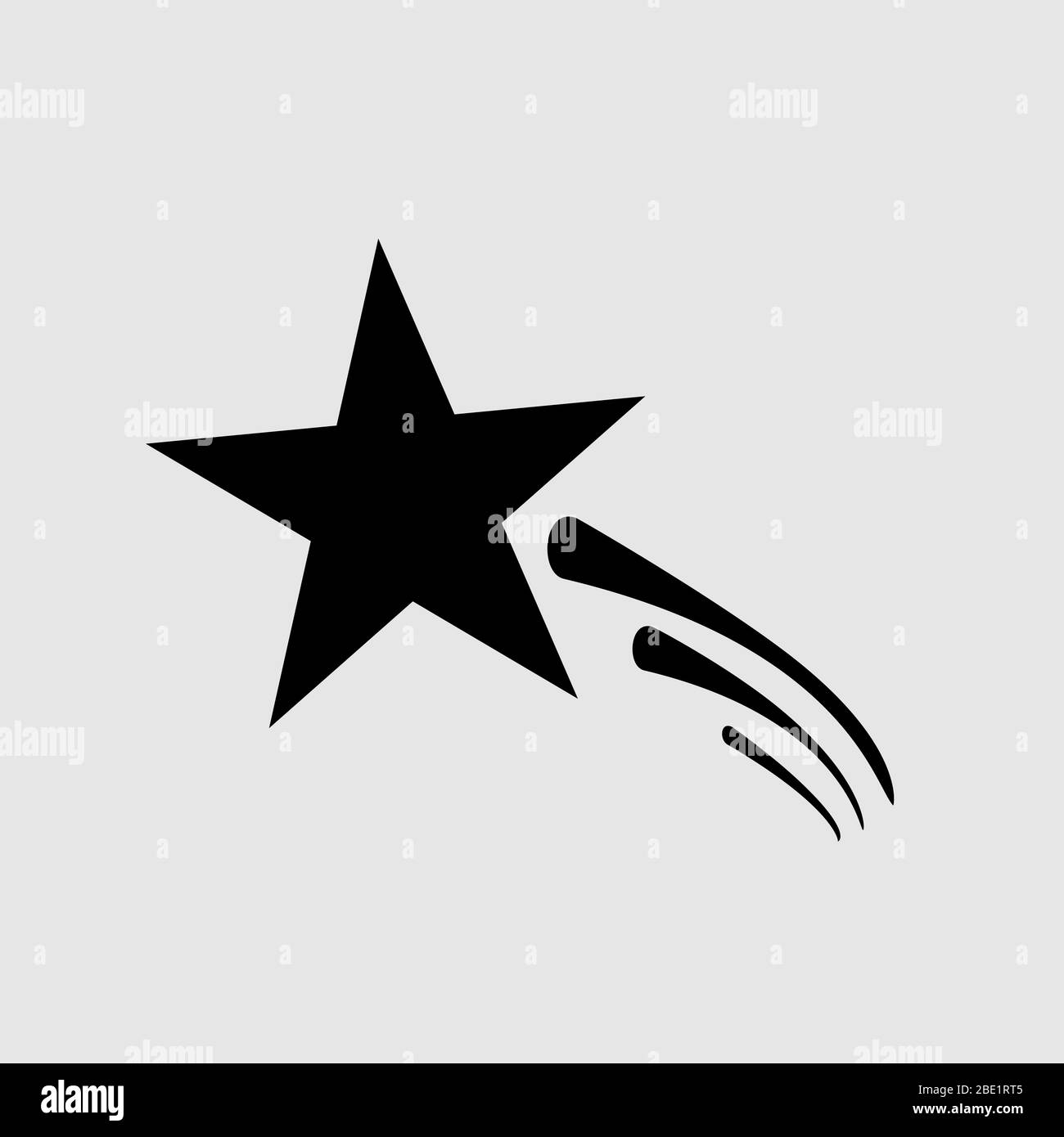 Meteor space object vector Black and White Stock Photos & Images - Alamy