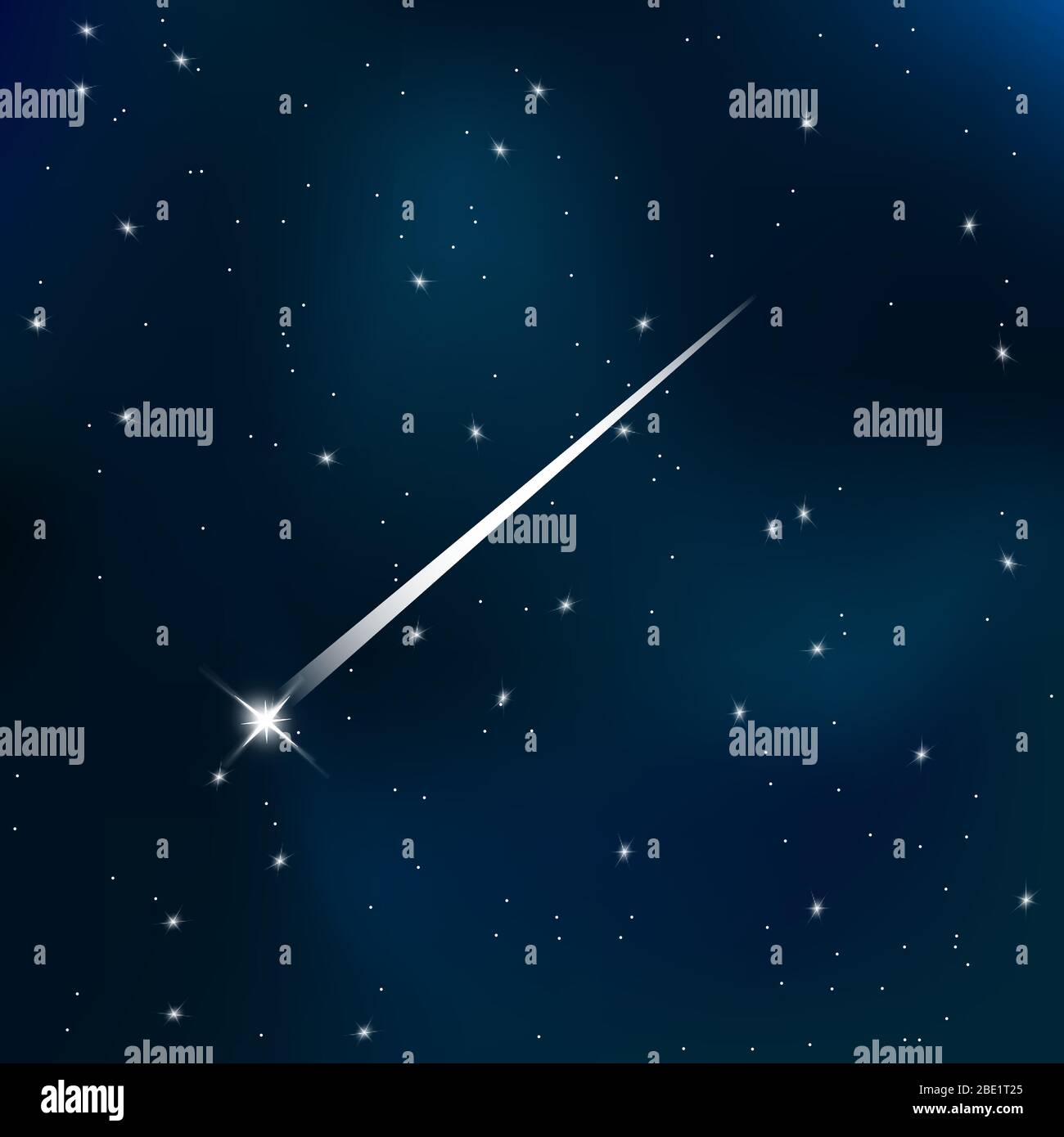 night sky shooting star Stock Vector Image & Art - Alamy