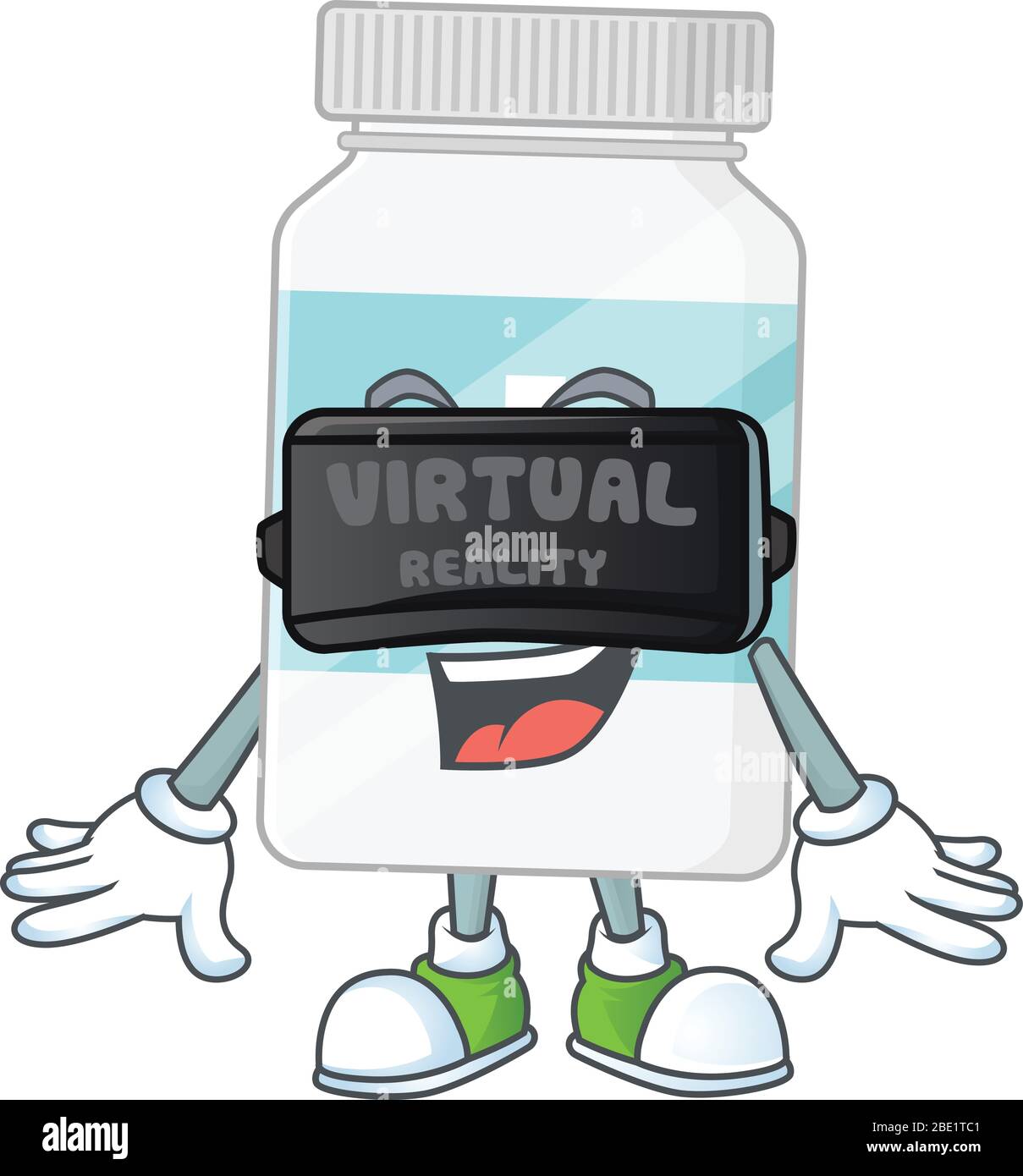 Virtual reality therapy Stock Vector Images - Alamy