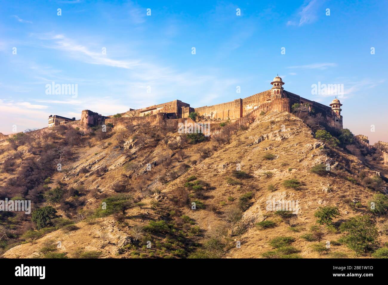 Jaigarh Fort as seen from the Amer Fort, Jaipur, India Stock Photo - Alamy