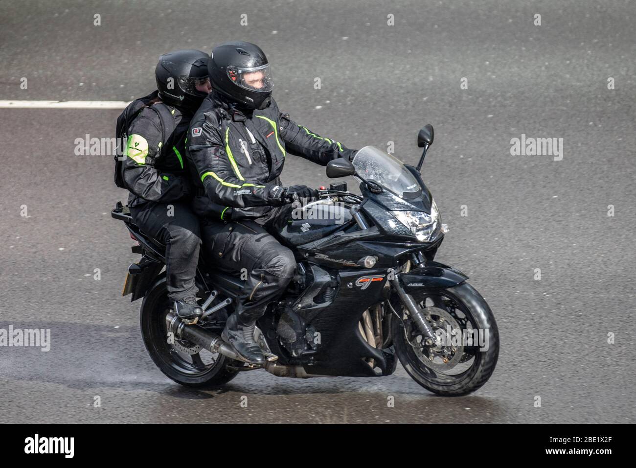 Suzuki Bandit 600 GT Motorbike rider; two wheeled transport, motorcycles, vehicle, roads ...