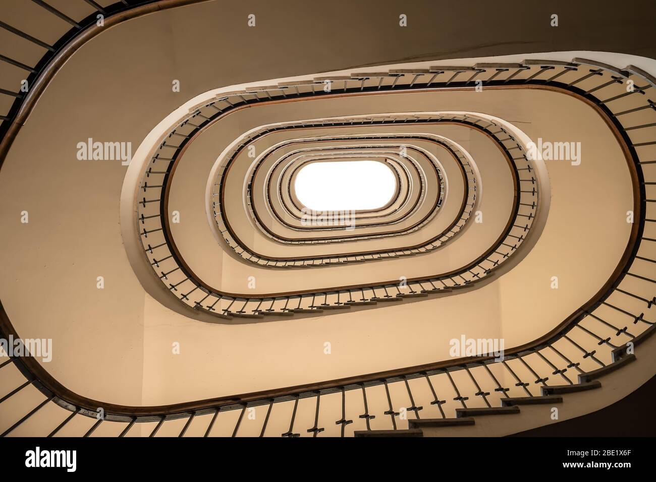 Staircase view architecture hi-res stock photography and images - Alamy