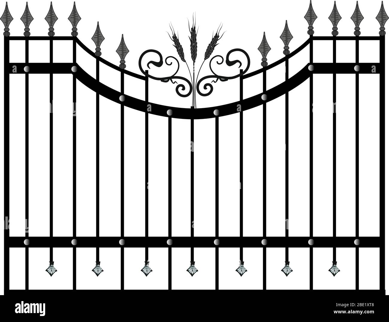 House Gate Clipart