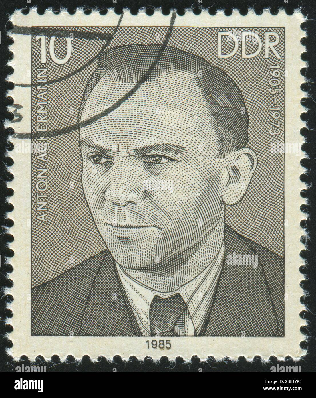 GERMANY - CIRCA 1985: stamp printed by Germany, shows German Labor ...