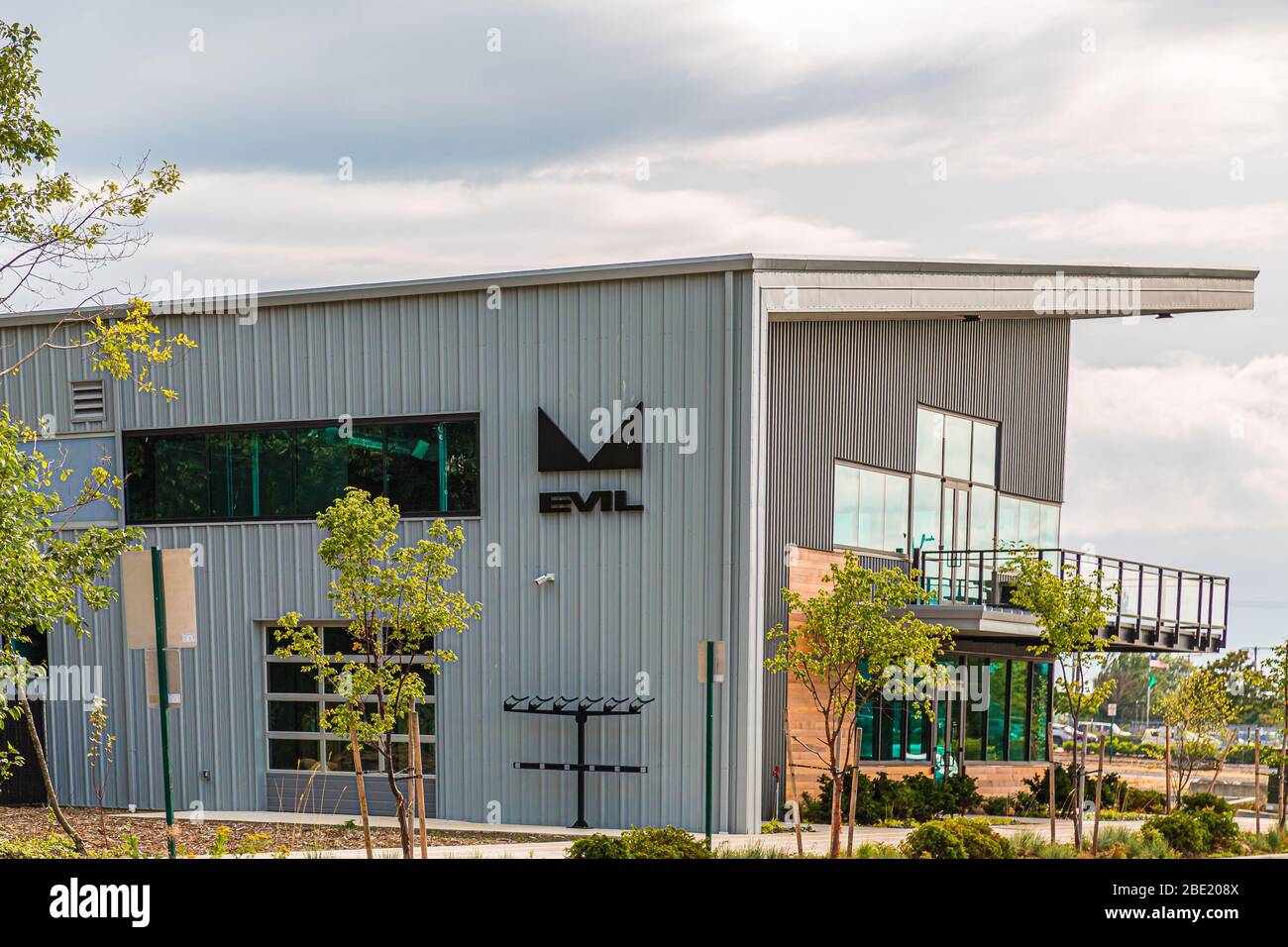 Warehouse at Evil Company Stock Photo - Alamy