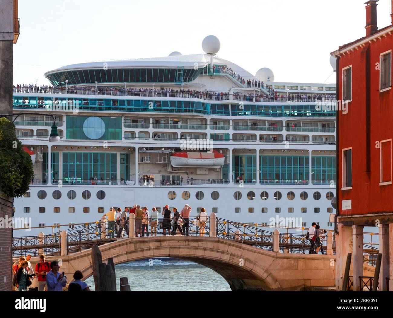 Cruis Ship "Star Clipper" is Passing Venice, Venice, Veneto, Italy ...